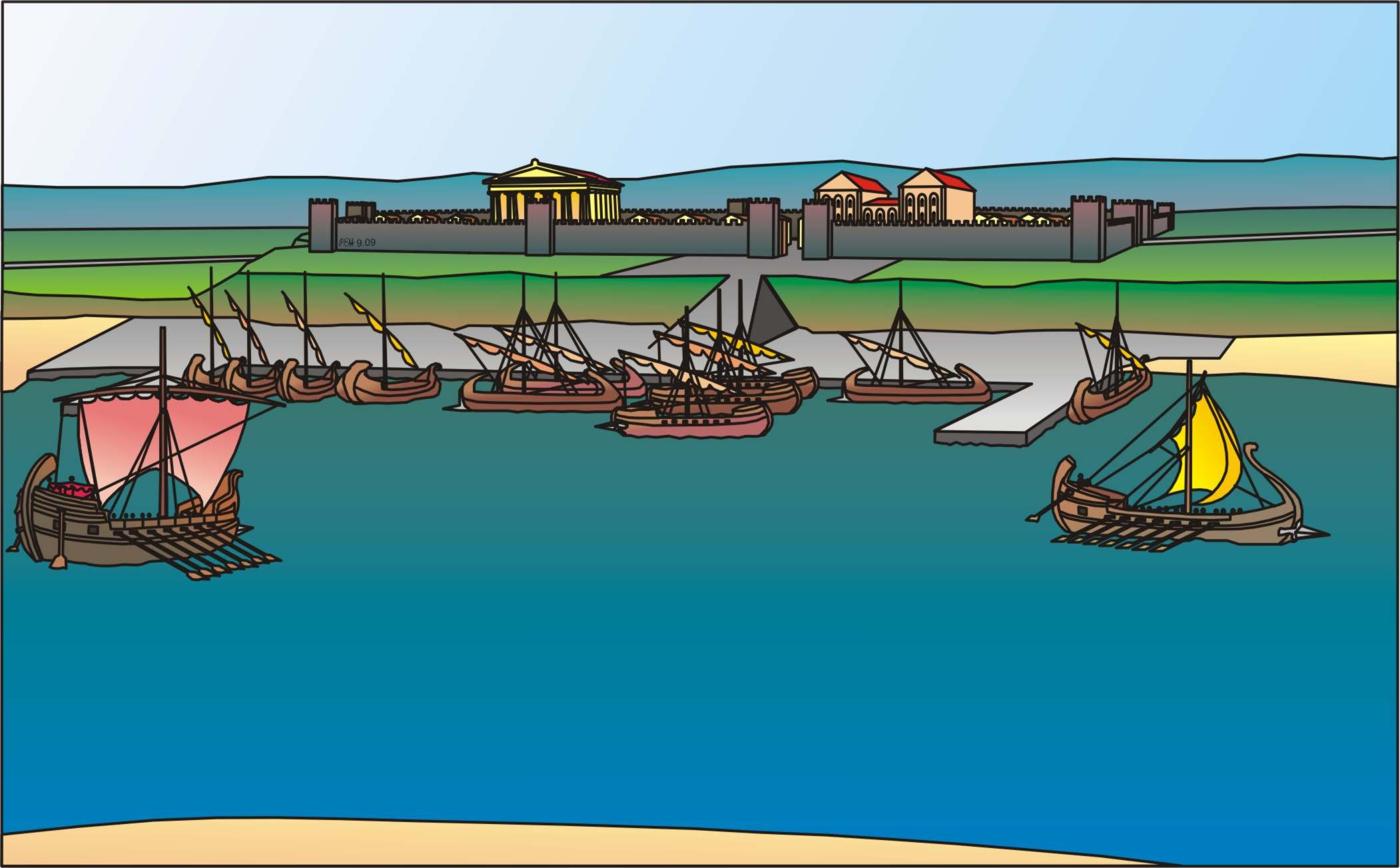 Das Kastell Alteburg – Hauptquartier der römischen Kriegsflotte in ...